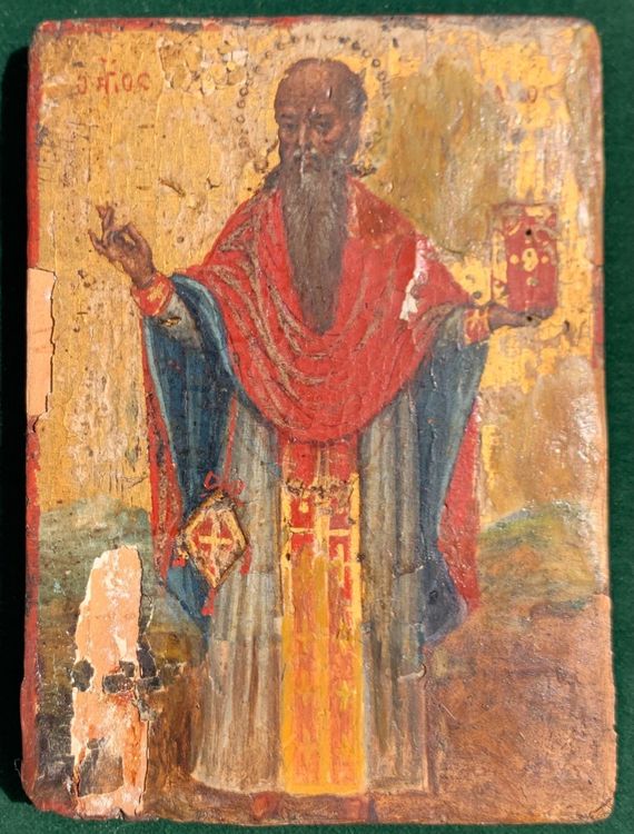 Antike Heilige Ikone mit Goldbemalung (Gebraucht) in Root für CHF 65 – mit Lieferung auf Ricardo ...
