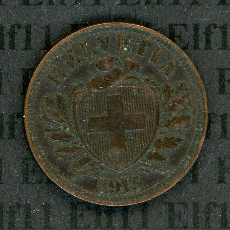 CHF___0.02 1913 vz 2 Rappen (Gebraucht) in Widnau für CHF 28 – mit Lieferung auf Ricardo kaufen