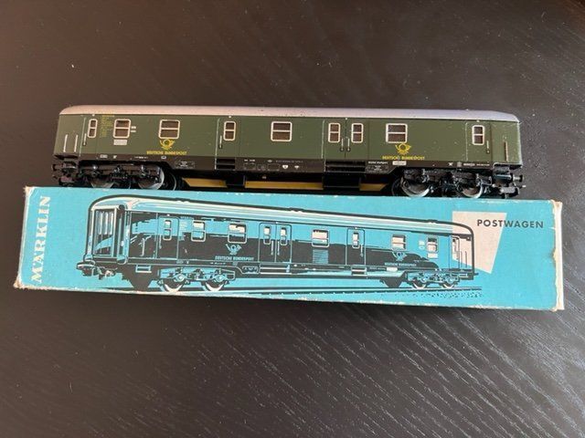 Märklin Postwagen 4047 / grün / Blechwagen / Tin Plate (Gebraucht) in ...