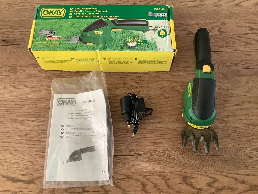Okay AKKU Grasschere FGS 80 LI | Kaufen auf Ricardo
