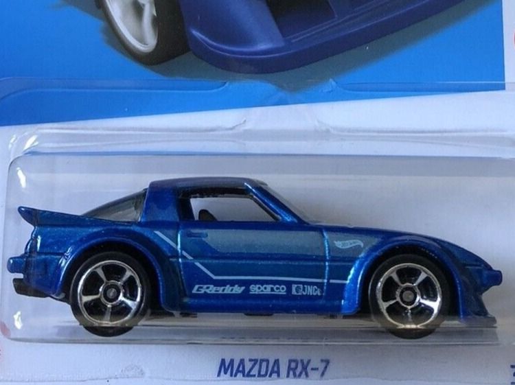 1982 Mazda RX7 Metalflake Blue - Hot Wheels (Neu (gemäss Beschreibung ...
