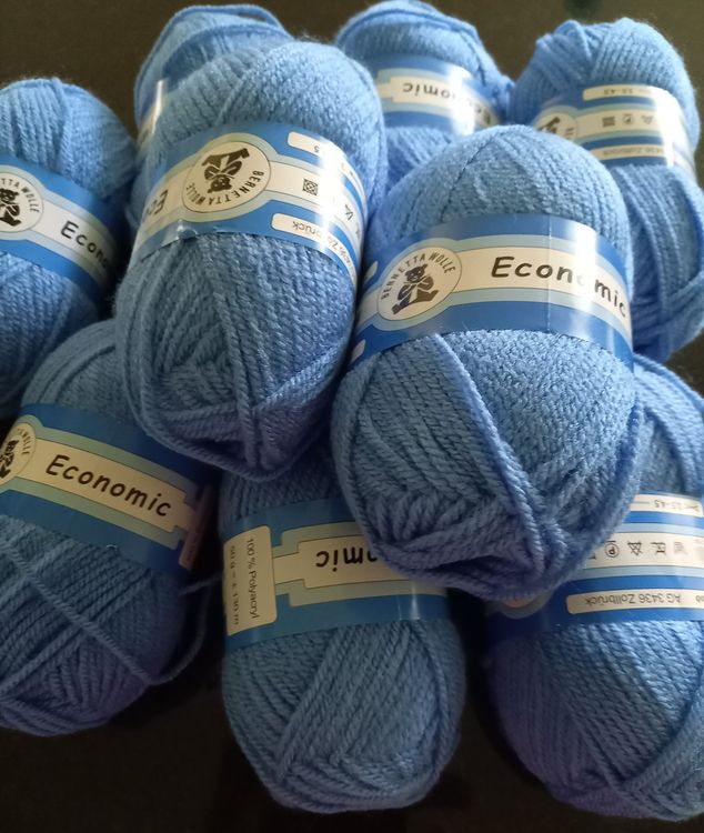 9 Stk.Kneuel Wolle ECONOMIC | Kaufen auf Ricardo