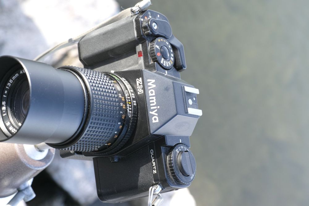 MAMIYA ZM-Quarz Spiegelreflexkamera analog m. 2 Objektiven (Gebraucht ...