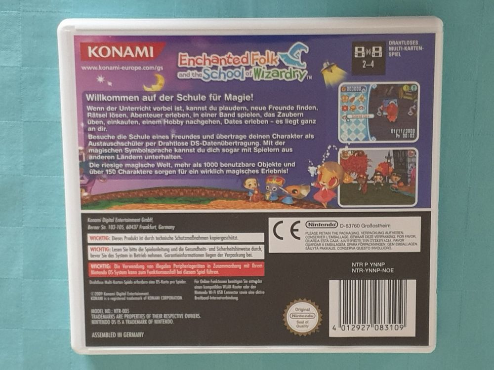 NINTENDO DS KONAMI Enchanted Folk and the Sool of Wizardry (Gebraucht) in Mörschwil für CHF 179. ...