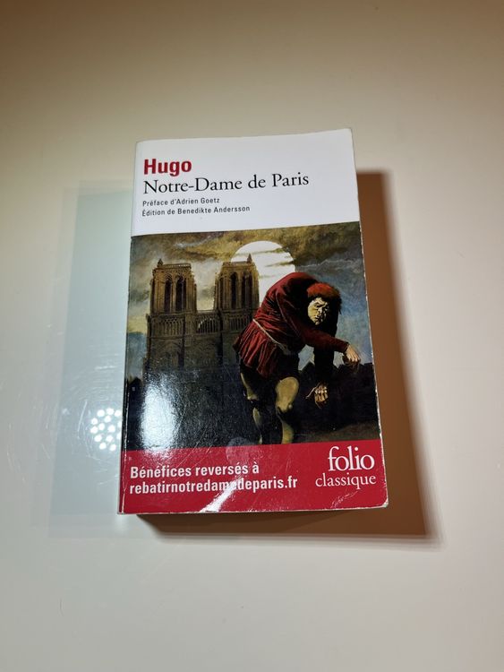 Notre-Dame de Paris, Victor Hugo, Folio Classique (D'occasion) à Genève ...