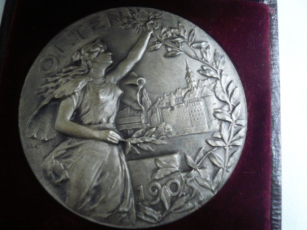 1905 OLTEN Medaille zum Solothurn KantSCHützenFest | Kaufen auf Ricardo