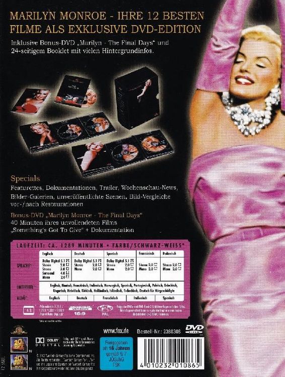 Marilyn Monroe Diamond Collection [DVD] | Kaufen auf Ricardo