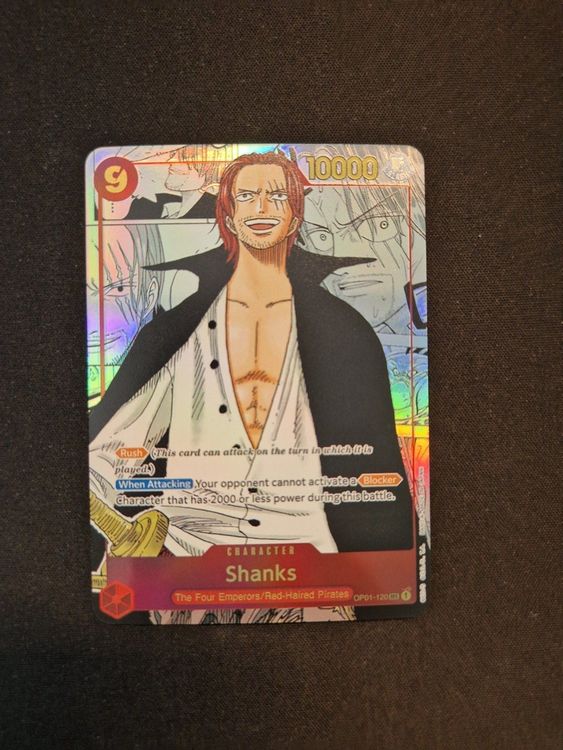 One Piece Card Game - Shanks (OP01-120) - Repro | Kaufen auf Ricardo