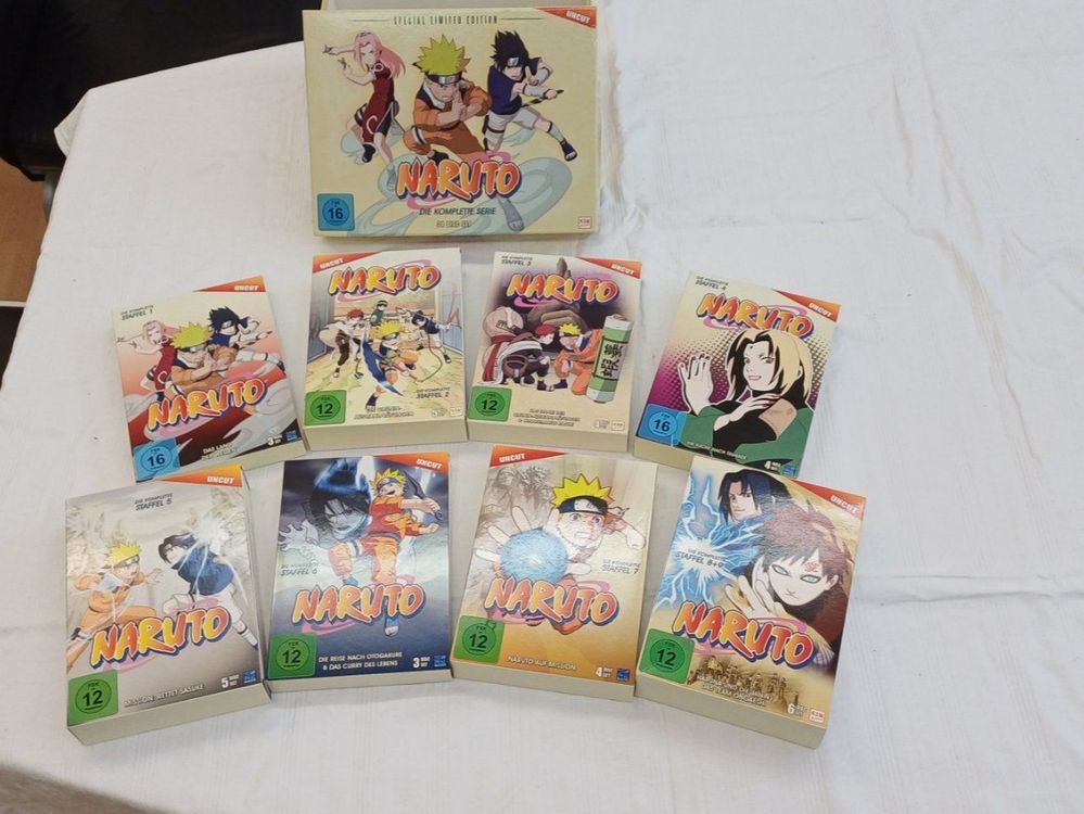 Naruto DVD Box Set (Gebraucht) in Luzern für CHF 90 – mit Lieferung auf ...
