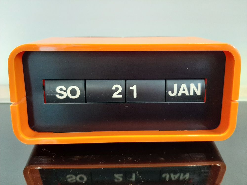 Vintage 70er Jahre ewiger Kalender Arlac Dati Space Age | Kaufen auf ...
