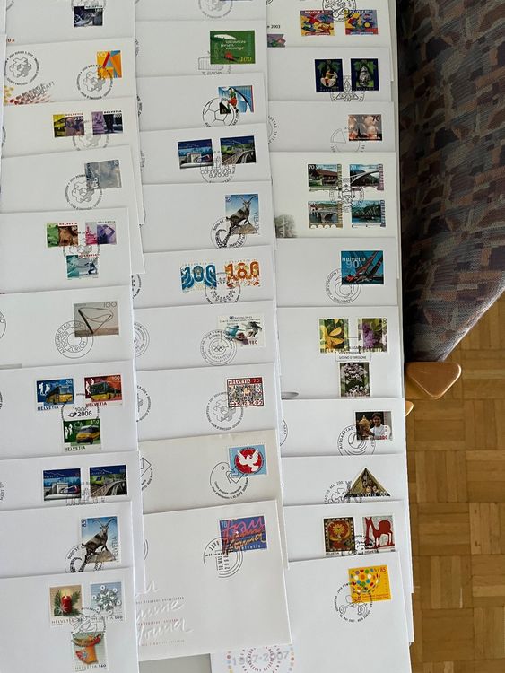 100 FDC Schweiz aus den 2000er bis 2010 Jahren ohne Adressen (Gebraucht) in Murgenthal für CHF 5 ...