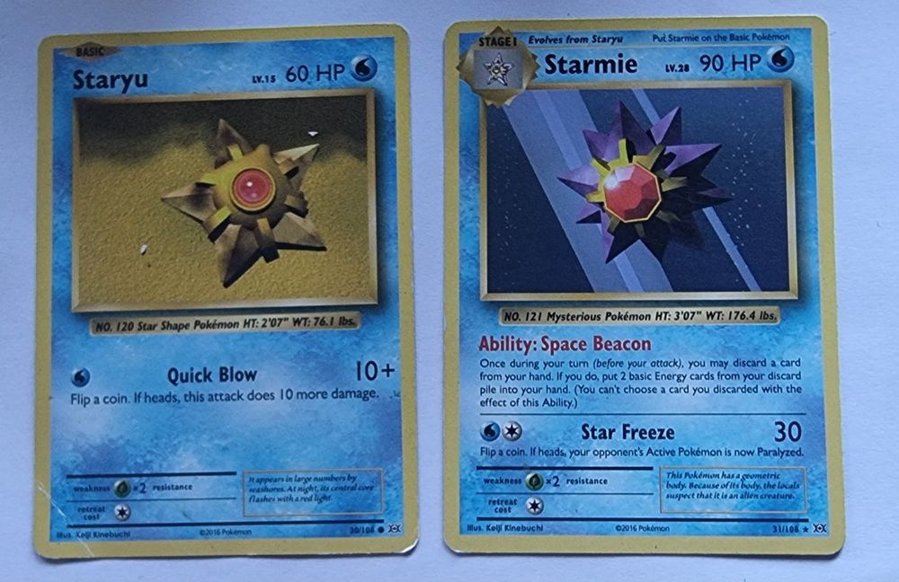Staryu & starmie evolution (Gebraucht) in Bellinzona für CHF 1 – mit ...
