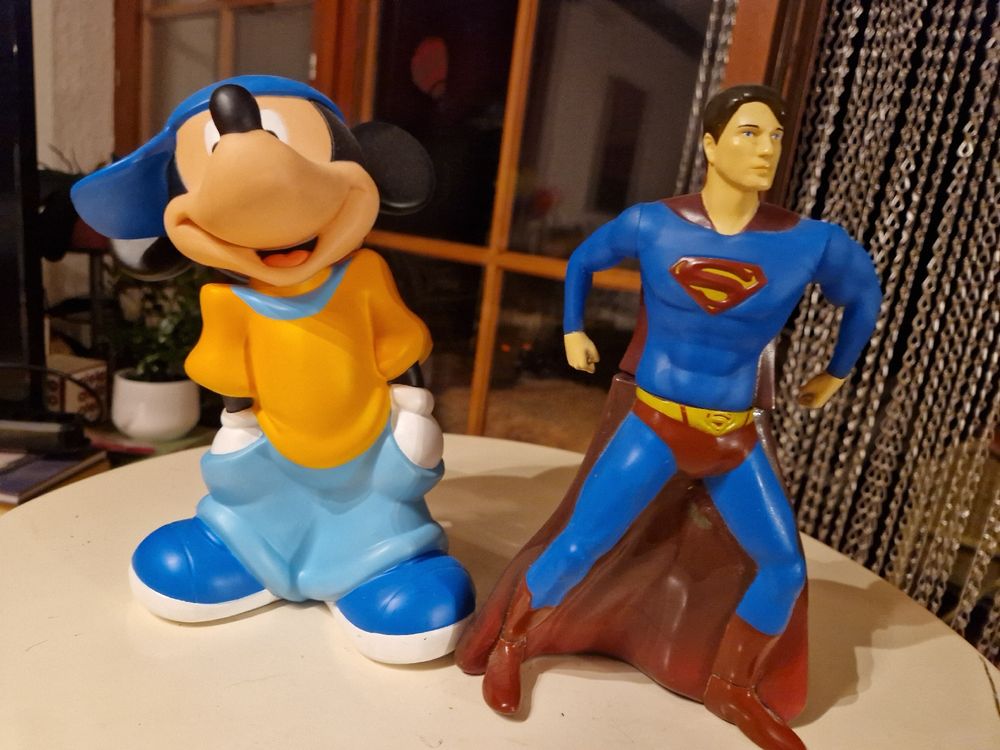 Mickey Maus & Superman Figur .Schaumbad. | Kaufen auf Ricardo
