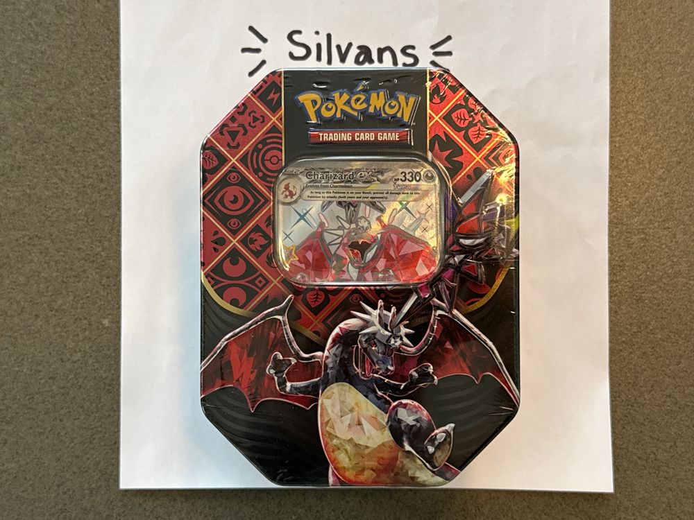 🇺🇸 Shiny Charizard Paldean Fates Tin Box Englisch (Neu und ...