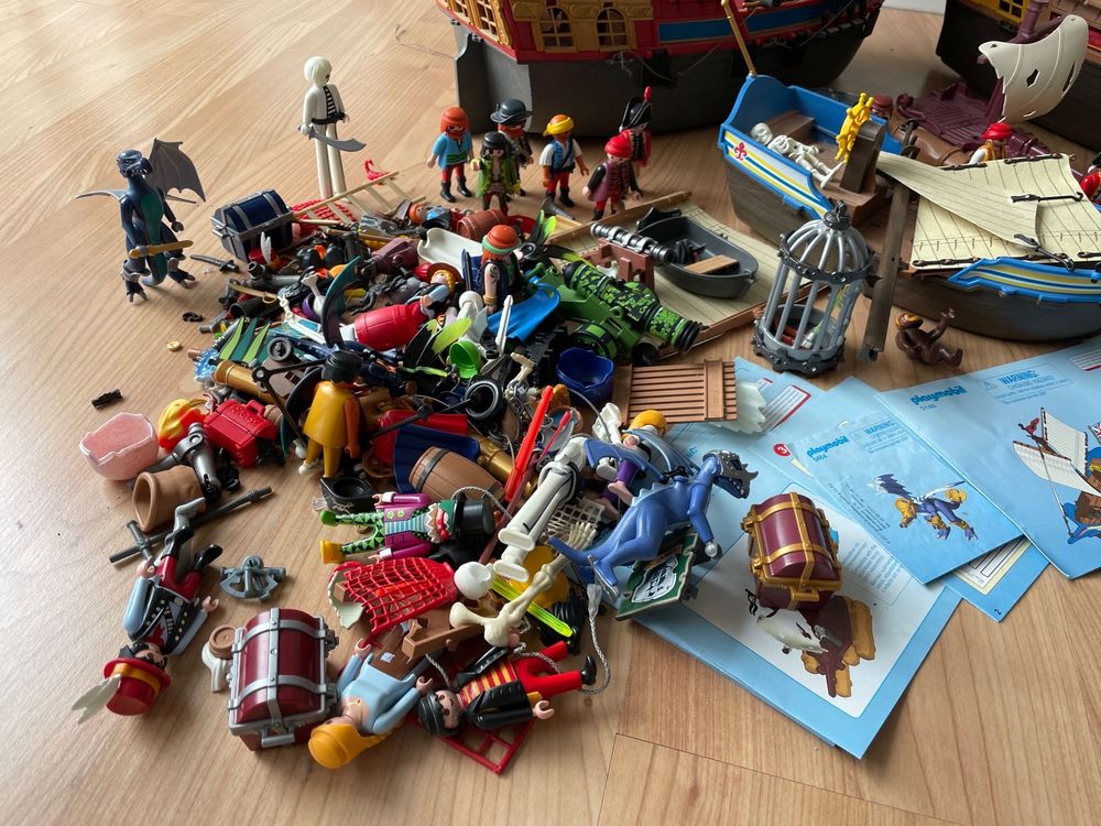 Playmobil Piratenschiffe mit viel Zubehör | Kaufen auf Ricardo