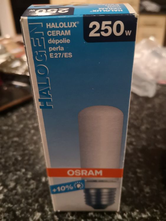 Halolux Ceram 250W Glühbirne (Gebraucht) in Vilters für CHF 5 – mit ...