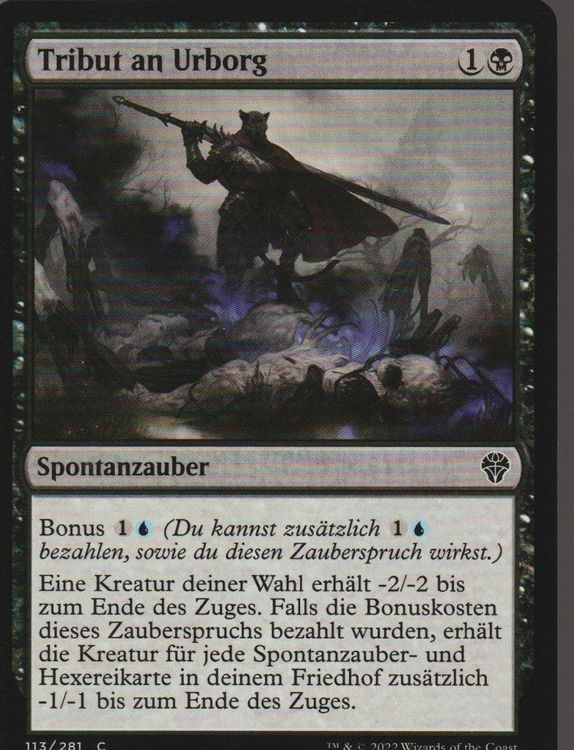 TCG Magic The Gathering MTG DMU 113 / 281 Tribut an Urborg | Kaufen auf ...