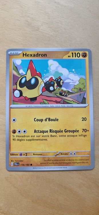 Carte Pokémon Hexadron 119/193 Écarlate et Violet EV02 | Kaufen auf Ricardo