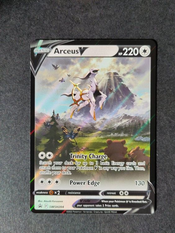 Ab 1,- Pokemon "Arceus V SWSH204" EN 'Alt art', Promo (Neu (gemäss ...
