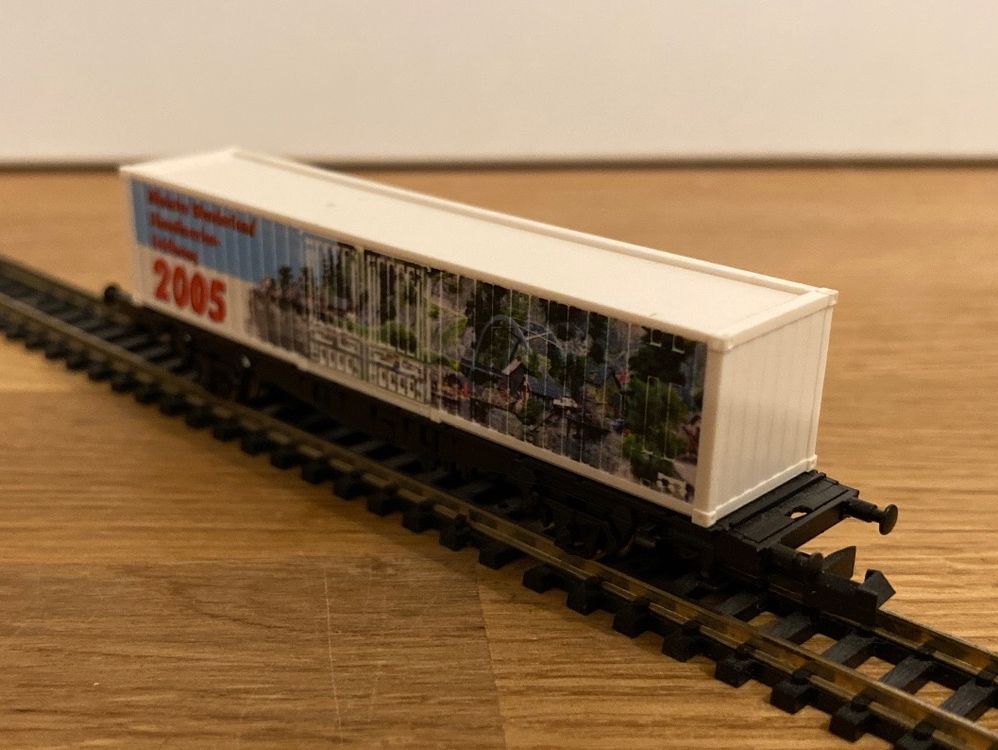 Minitrix 3563 Container-Tragwagen 1x40‘ (Neu (gemäss Beschreibung)) in ...