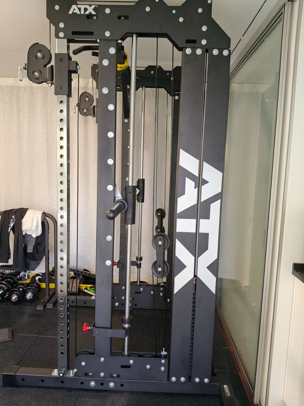 ATX® - Smith Cable Rack 760 - Steckgewichte + bank+ Jammer (Neu (gemäss ...
