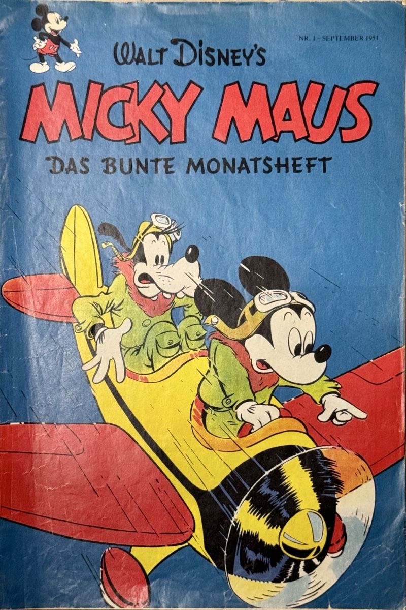 Micky Maus, September 1951 - Ein Sammlerstück! Rarität! (Gebraucht) in ...
