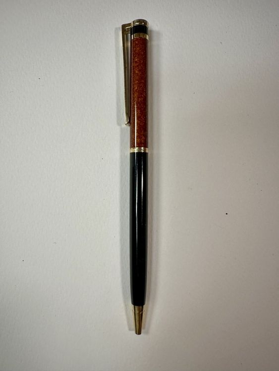 Stylo à bille Colibri USA en acier, noir et marbré (Neu (gemäss ...