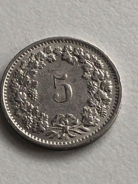 Abart 5 Rp. 1969 mit Stempelriss Zahl 9 | Kaufen auf Ricardo