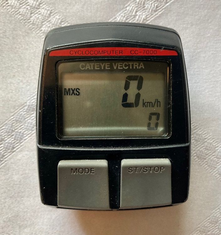 Velocomputer Cateye Vectra, inkl. neuer Batterie | Kaufen auf Ricardo