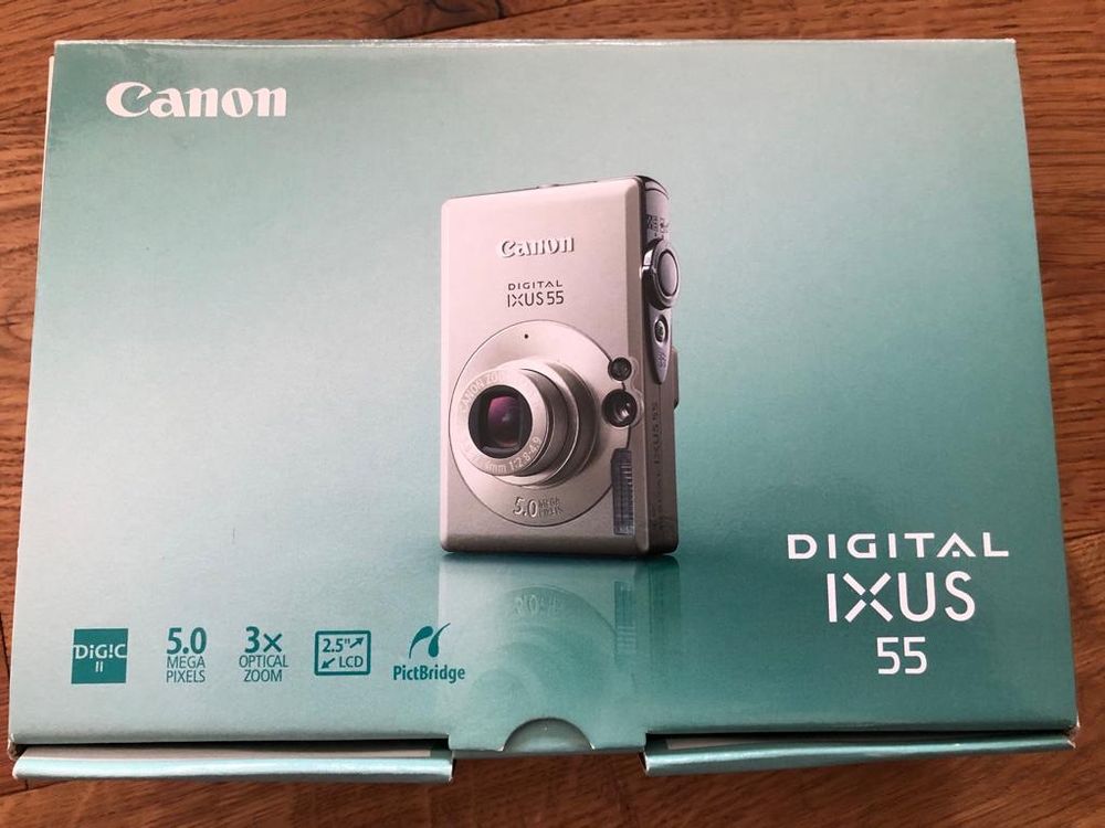 Digital kamara canon ixus 55 inkl sd karte und Zubehör | Kaufen auf Ricardo