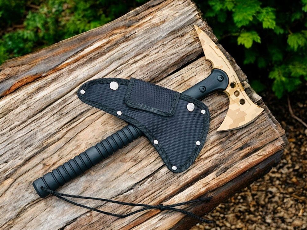 Outdoor AXT Messer GOLD Camouflage 38cm (Neu und originalverpackt) in ...