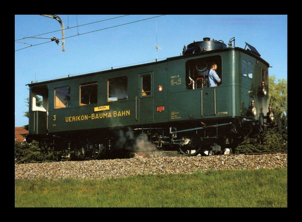 UERIKON -BAUMA-BAHN Dampftriebwagen UeBB CZm 1/2 (31) (Neu (gemäss ...