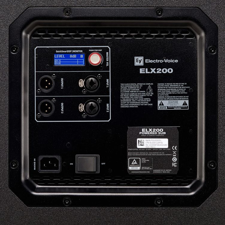 Aktiver Subwoofer ElectroVoice EV ELX200-12SP wie neu +Cover (Gebraucht ...