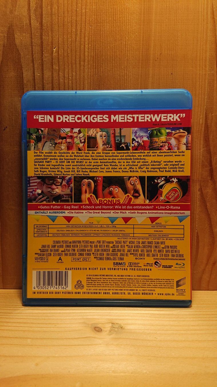 SAUSAGE PARTY es geht um die Wurst Blu-Ray (Gebraucht) in Wilderswil ...