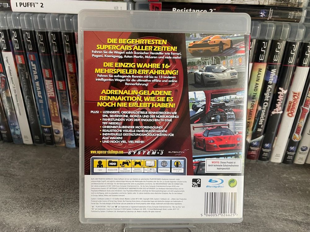 SuperCar Challenge - PS3 (Gebraucht) in Oberglatt ZH für CHF 16.9 – mit ...