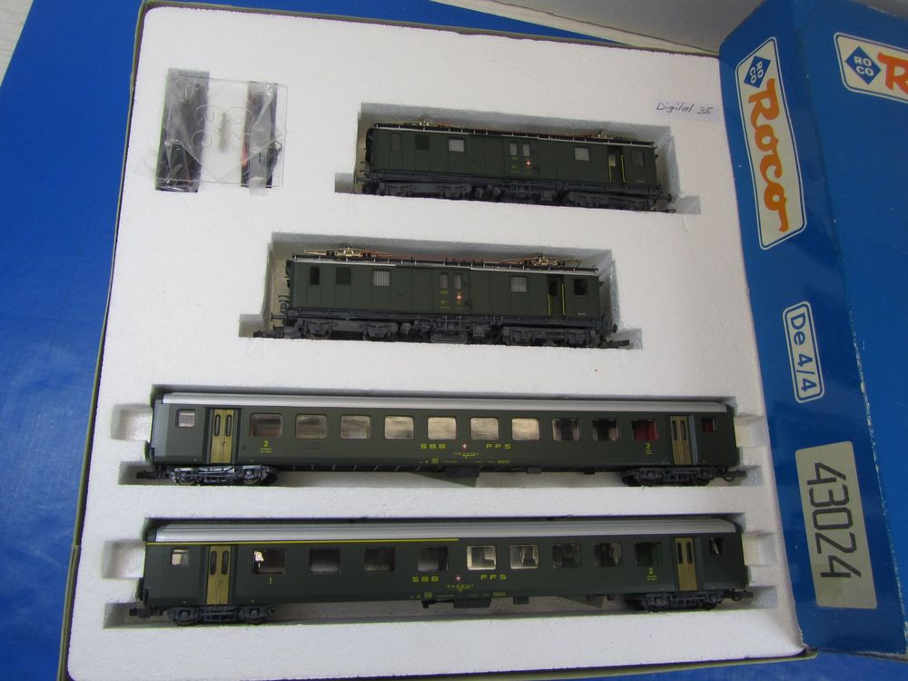 Roco H0 SBB Zugset 43024, De4/4, Gleichstrom, Digital Zimo (Gebraucht ...