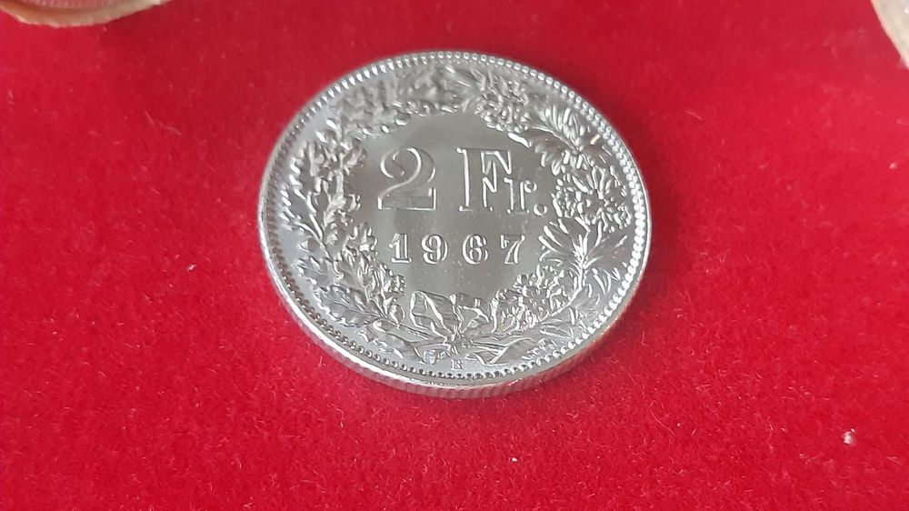 2 Franken (50 Stück) Jg. 1967 in der ORIGINAL-ROLLE! | Kaufen auf Ricardo