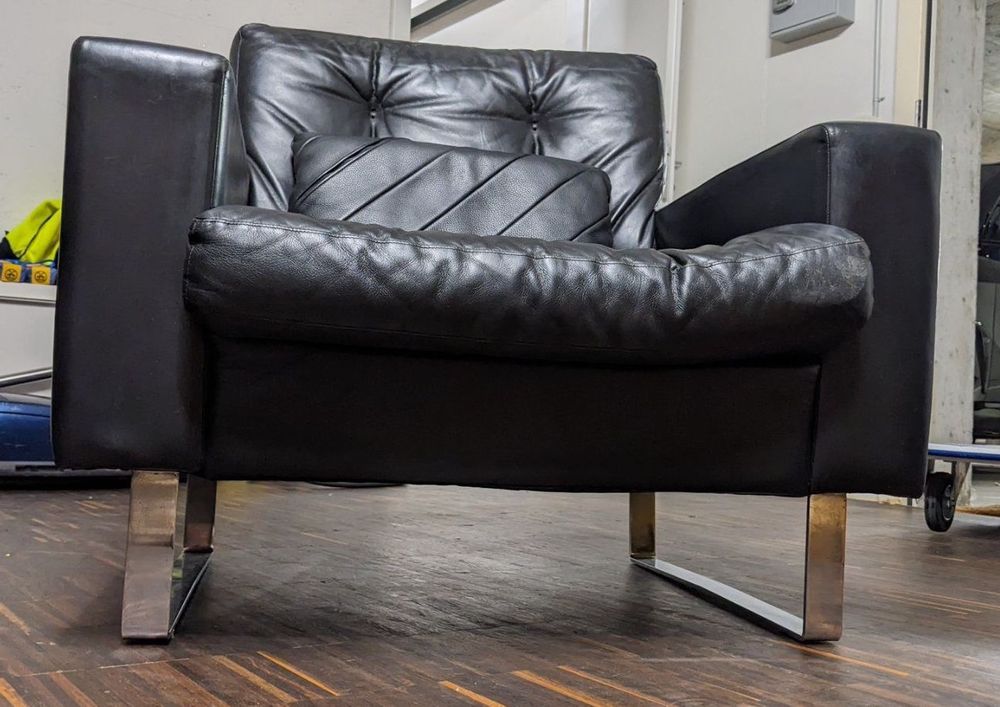 Vintage MidCentury Leder Sessel (Gebraucht) in Zürich für CHF 200 – nur ...