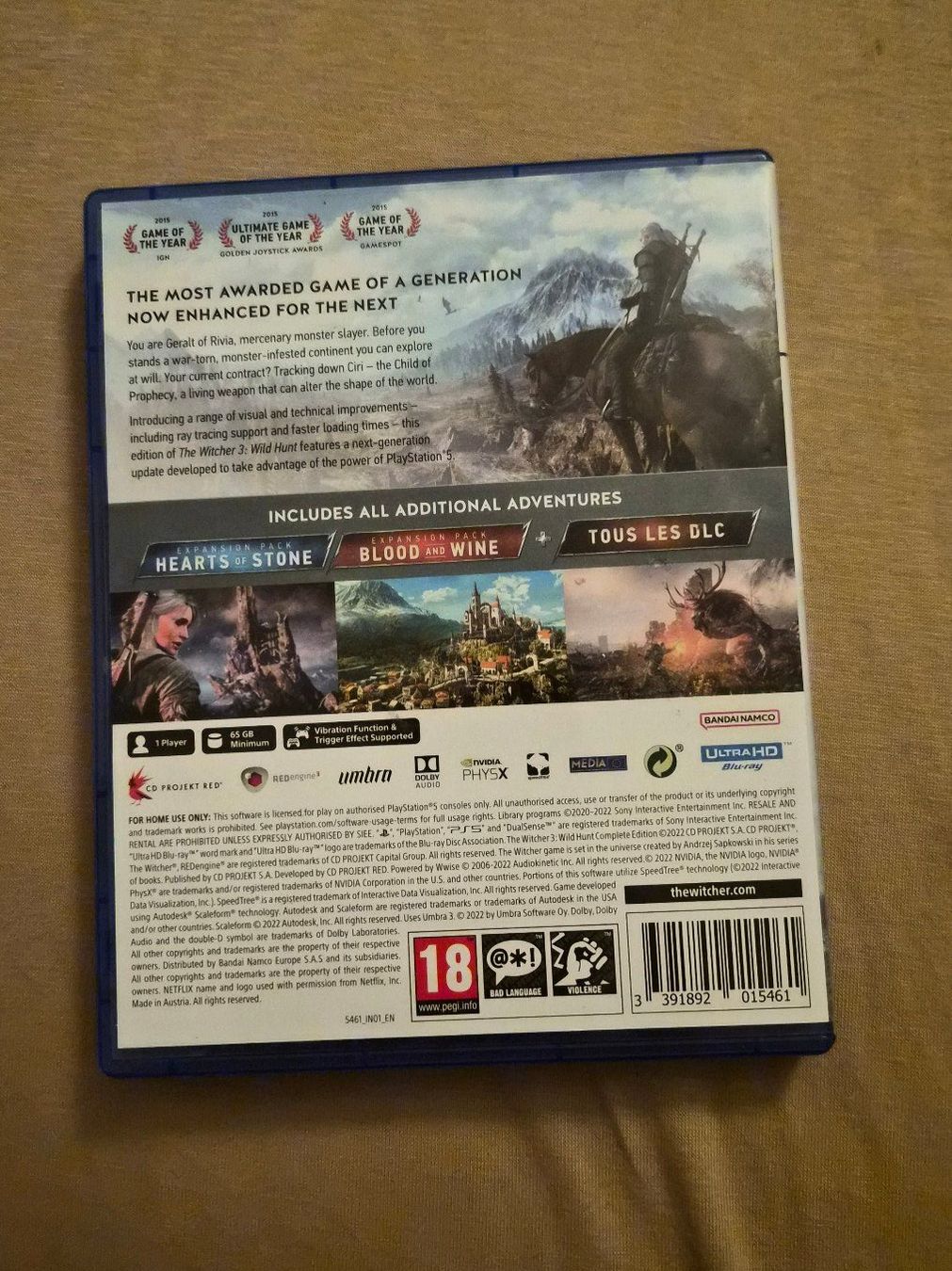 Witcher 3: Wild Hunt - Complete Edition (PS5) (Neu (gemäss Beschreibung ...