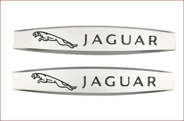 Jaguar Emblem Metall verchromt, 2 Stk. (Neu und originalverpackt) in ...