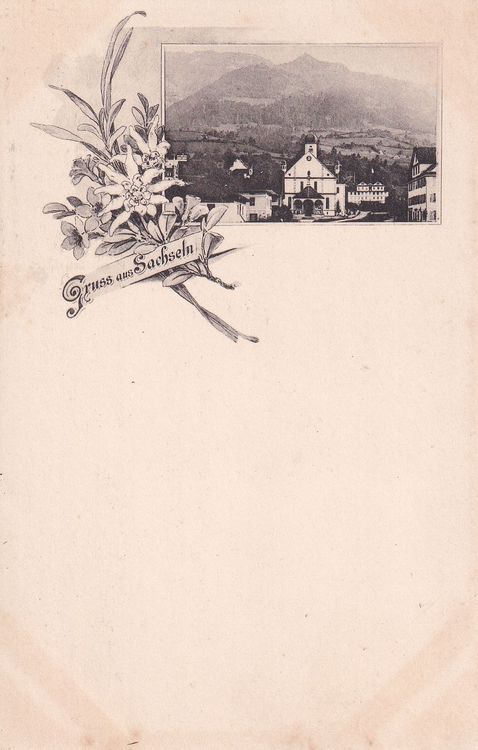 Sachseln OW - GRUSS aus SACHSELN um 1899 (Gebraucht) in Niedergesteln für CHF 6.4 – mit ...