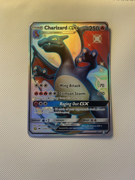 Shiny Charizard GX SV49/SV94 Hidden Fates EN (Gebraucht) in Kloten für ...