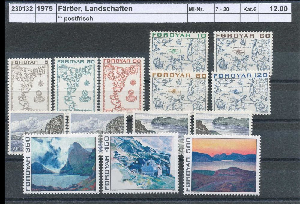 1975 Färöer, Landschaften (Neu (gemäss Beschreibung)) in Winterthur für CHF 2.5 – mit Lieferung ...