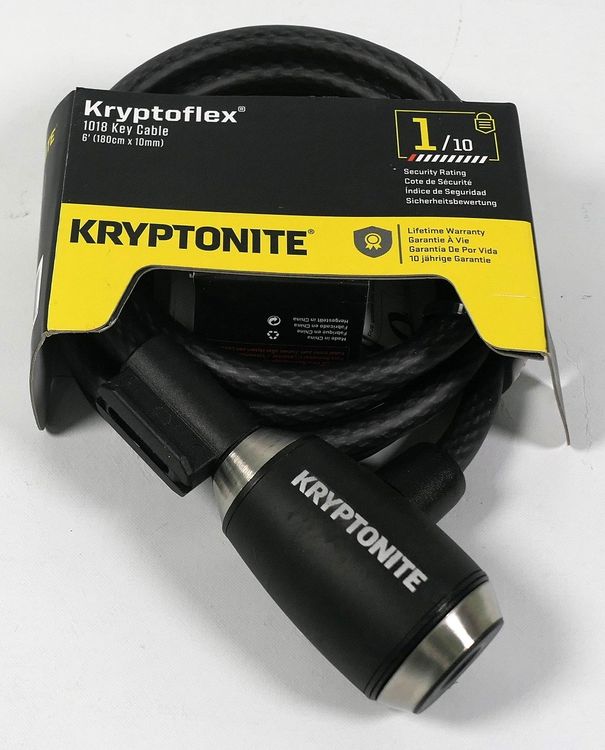 Kryptonite Kryptoflex 1018 Fahrradschloss 180cm (Neu (gemäss ...