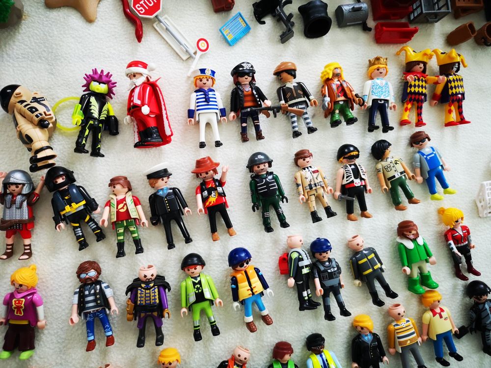 130 stk playmobil Figuren, seltene Figuren, Autos,Helikopter | Kaufen auf Ricardo