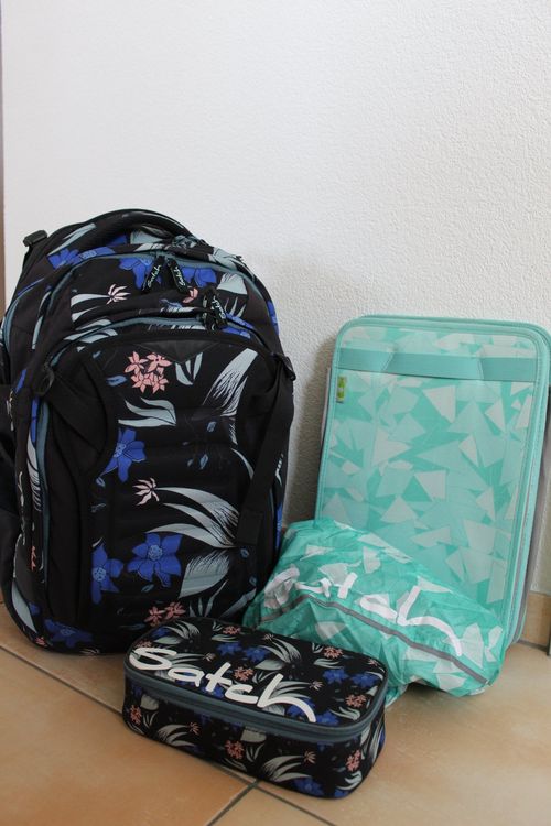 SATCH Match Rucksack mit Etui, Regenschutz und Heftebox (Gebraucht) in ...