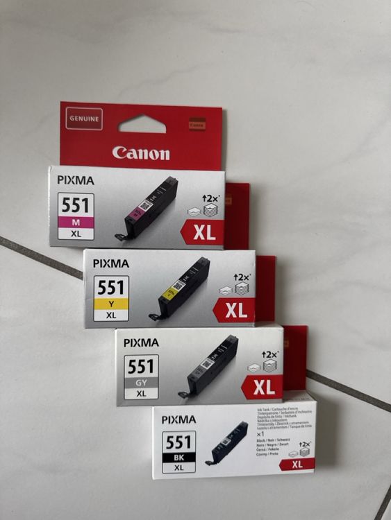 Canon PIXMA 551 XL Ink Cartridge Set - Brand New! (Neu und ...