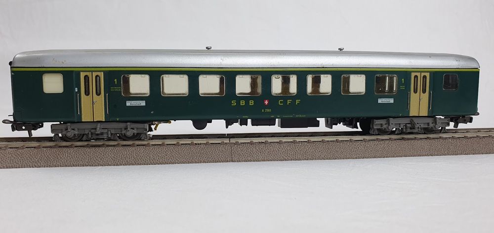 Märklin 4066 SBB EW II 1.Kl. Innenbel. Tinplate 1968 - 1976 (Gebraucht) in Seon für CHF 12 – mit ...