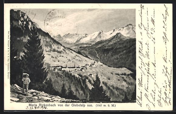 Maria Rickenbach, Ortsansicht von der Gi (Antik) in Berlin für CHF 6 ...