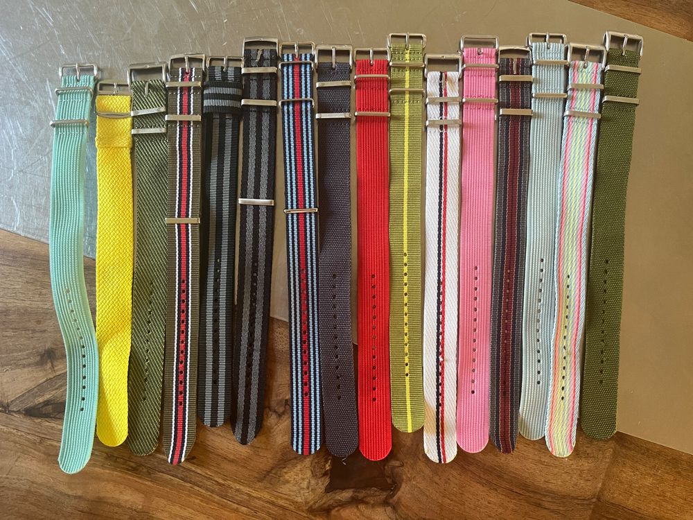 Nato band 22mm 16 stk (Gebraucht) in Worb für CHF 30 – mit Lieferung ...